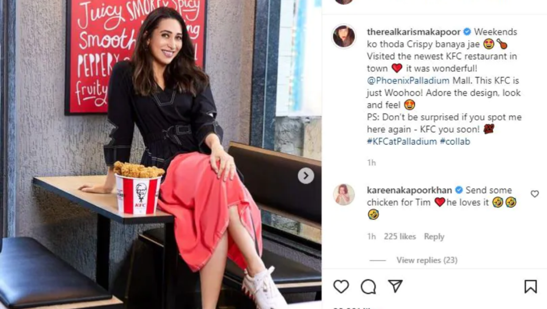 ‘SOME CHICKEN’ IS ALL KAREENA KAPOOR WANTS FROM KARISMA KAPOOR FOR HER ...